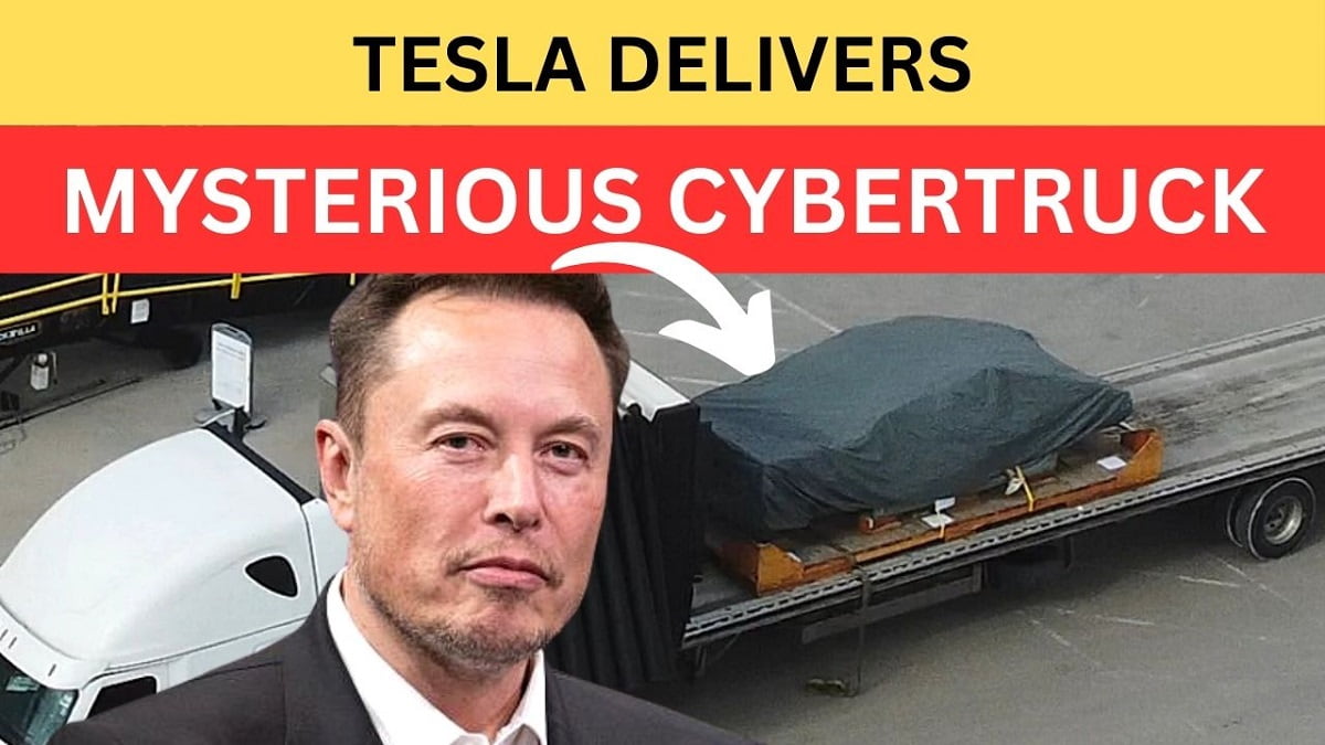 Tesla Cybertrucks Perhaps First Frame Comes Off Giga Texas Assembly